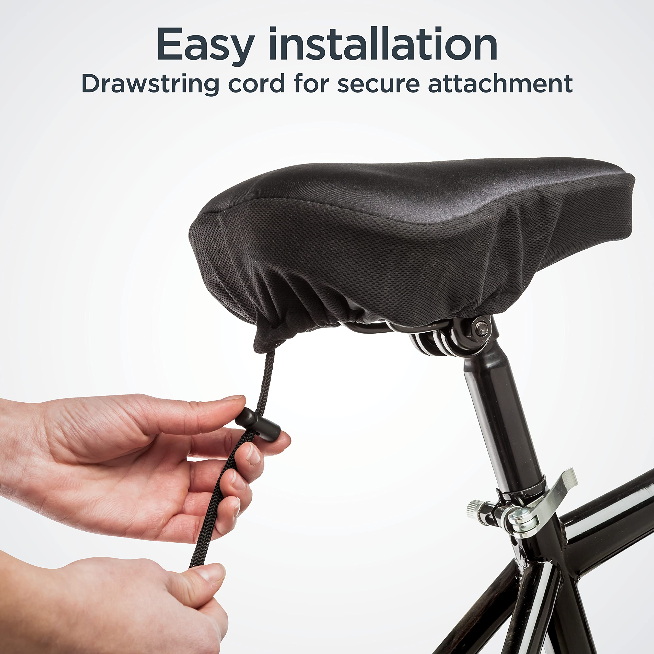 Schwinn Comfort Bike Sport Seat Cover, Memory Foam Padding, Fits Traditional Road and Mountain Bikes