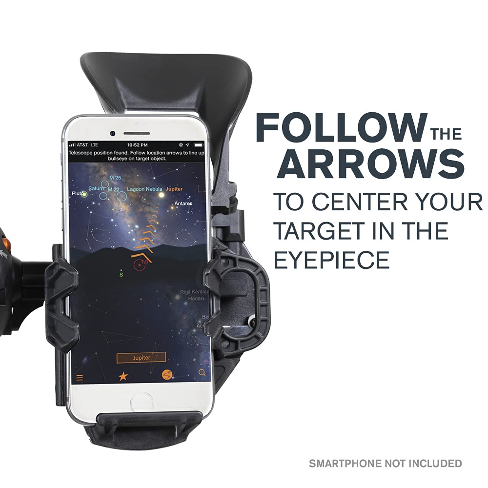 Popular Science StarSense Explorer DX 5” Smartphone App-Enabled Telescope - Works with StarSense App to Help You Find Stars, Planets & More - Schmidt-Cassegrain Telescope - iPhone/Android Compatible