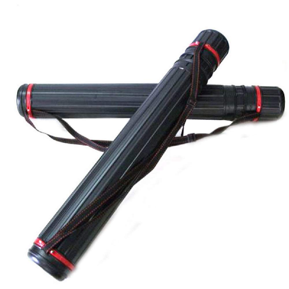 SHARROW Archery Adjustable Arrow Quivers Back Quivers Shoulder Arrow Case Carrier with Strap Pouch Holder Bag Black
