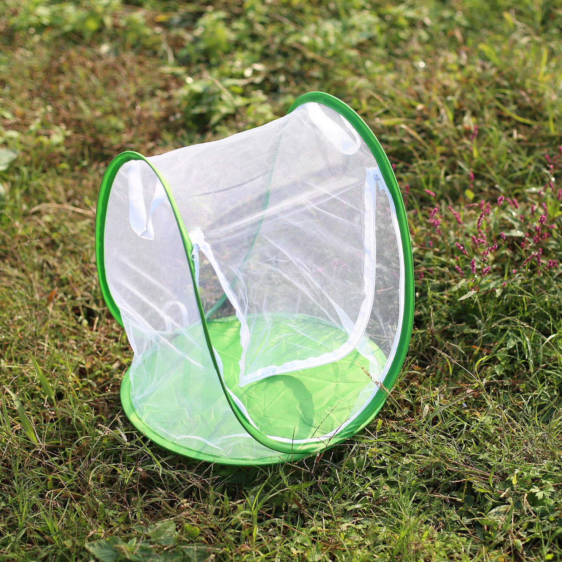 RESTCLOUD 14.6" Insect and Butterfly Habitat Cage Terrarium Pop-up 14.6 Inches Tall U Shape Caterpillars Enclosure