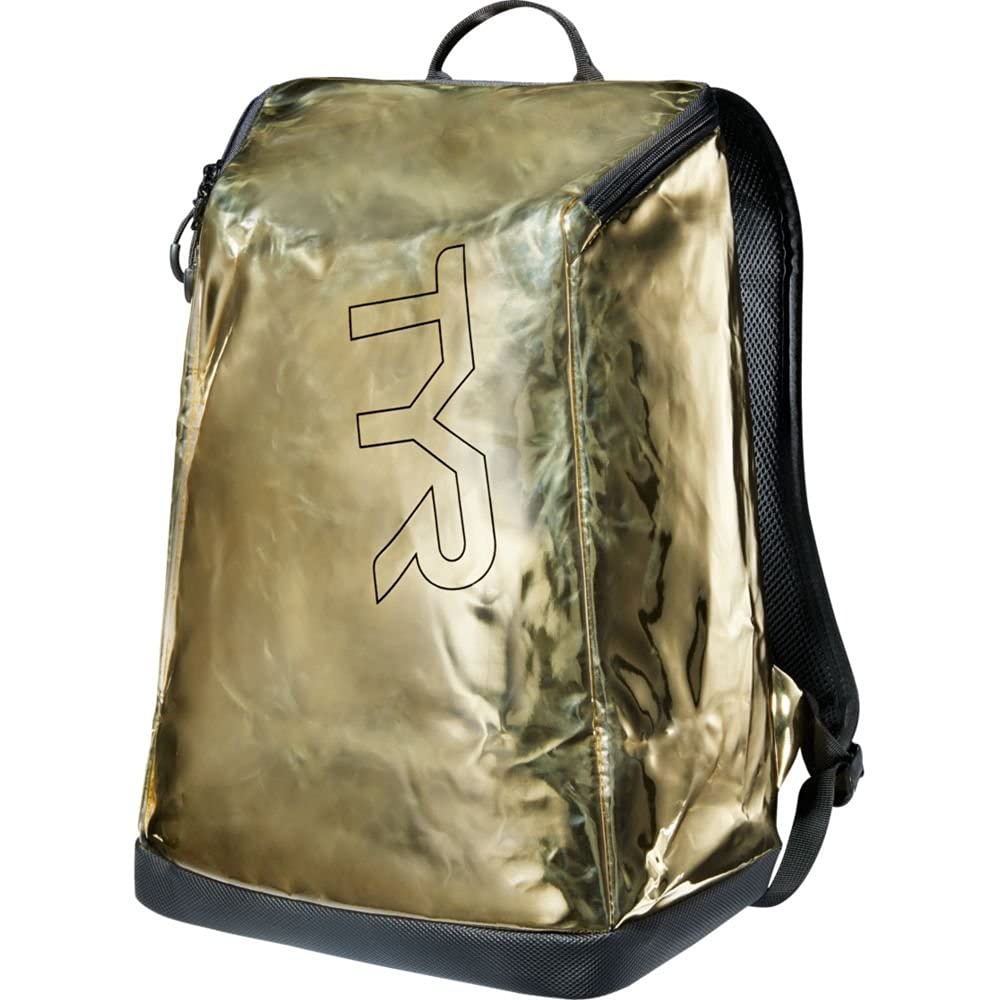 TYR Get Down Backpack32L All Swimming Equipment, Met. Gold, All