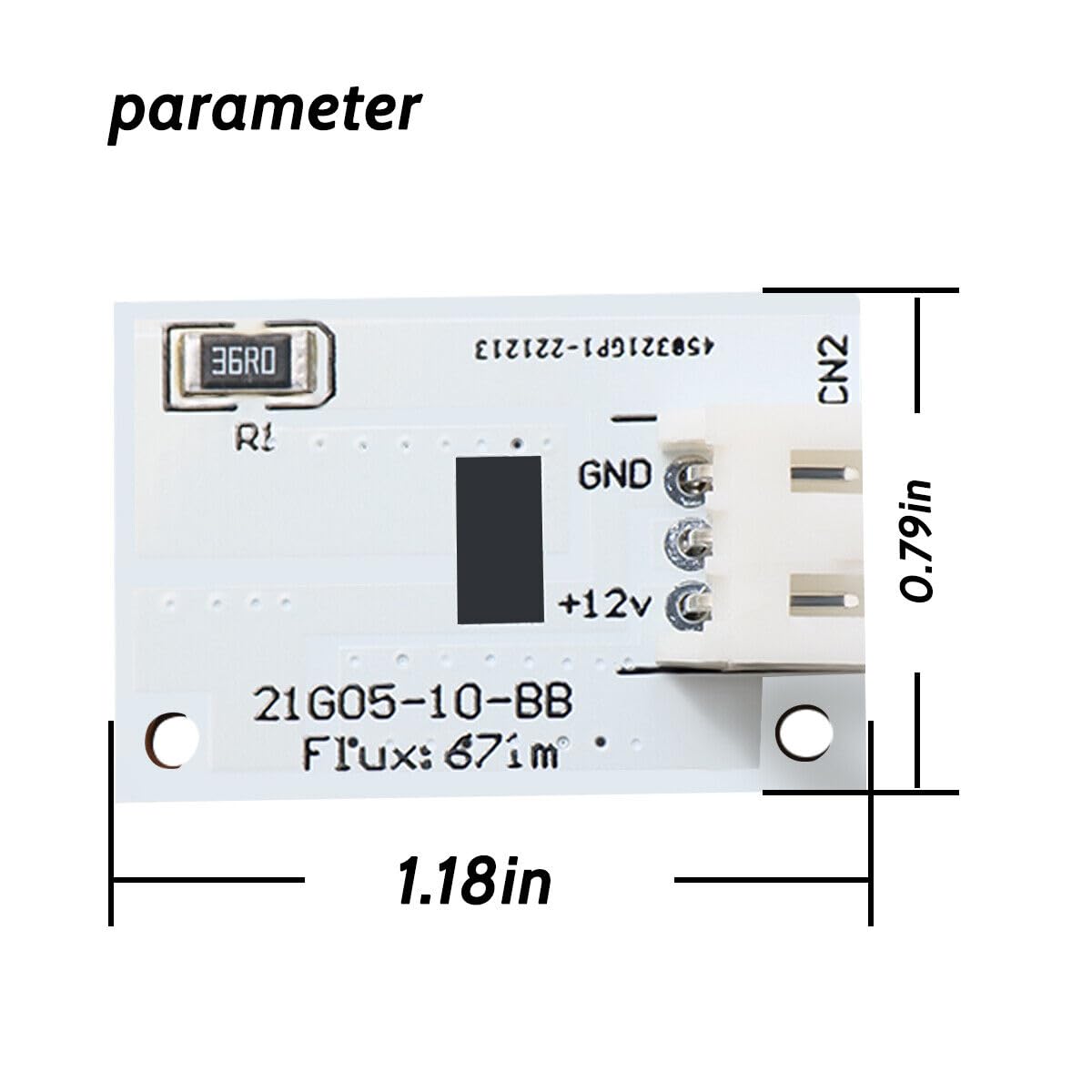 Replacement Part DA41-00676J Refrigerator LED Light Board Compatible with Samsung PS11732779 AP6000168 EAP11732779 Refrigerator Assembly Lamp