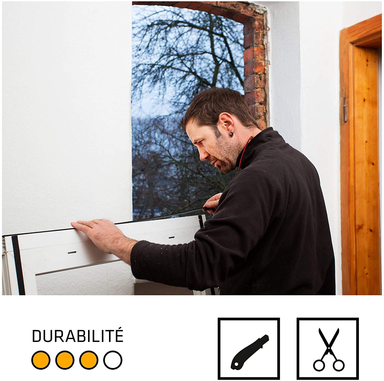 Sika Print 15/2-5 mm Compressed Strip for Windows and Joinery, 10 m