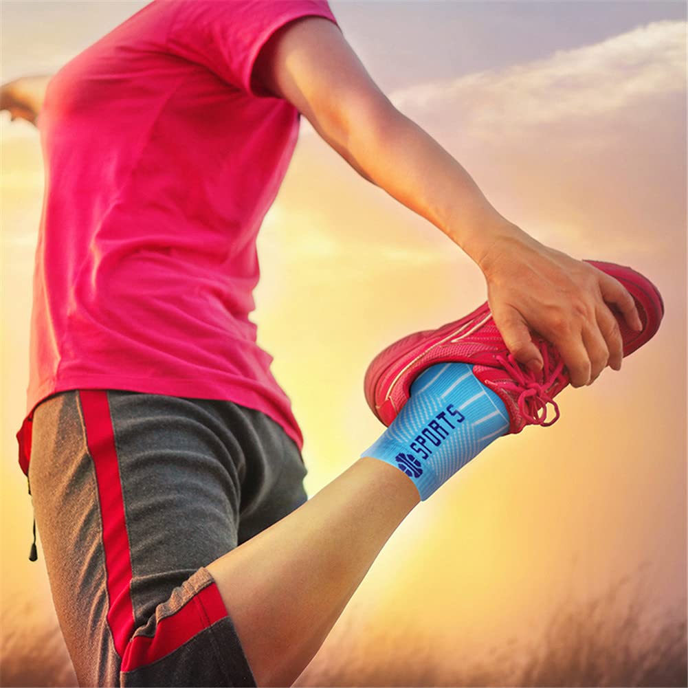 QUXIANG Compression Socks for Women & Men Circulation 3/6/7 Pairs Arch Ankle Support 15-20 mmHg Best for Running Cycling (Multi 31,L/XL)