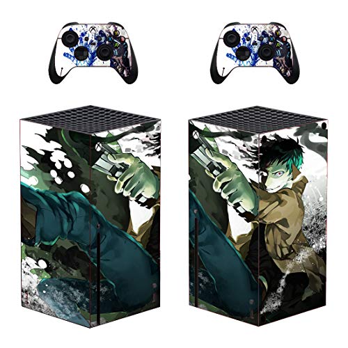 Strongest Man Decals Stickers Full Set Faceplate Skin for X-box-One-Series X Protection Kit by KAJAL MANI