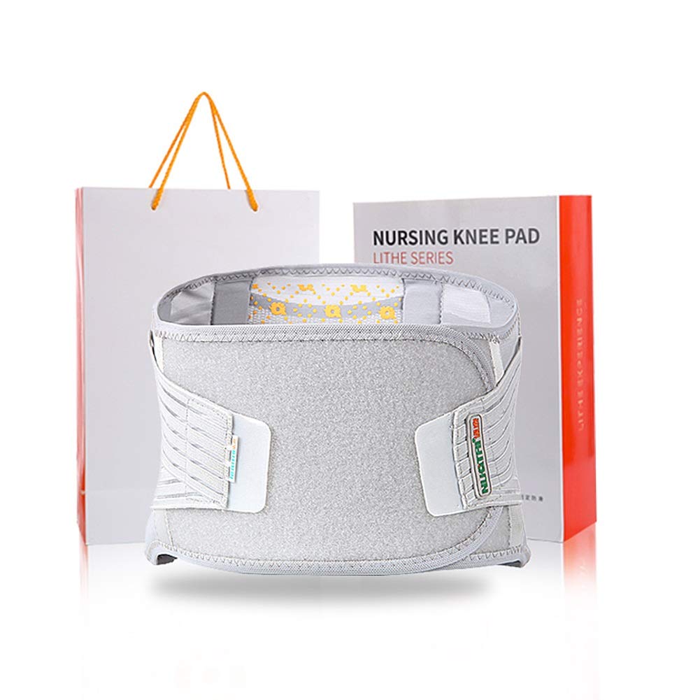 TANGIST Lumbar Brace 2 In 1 Back Support Belt Lower Back Posture For Injuries-Hot Compression Therapy Far Infrared (Size : L)