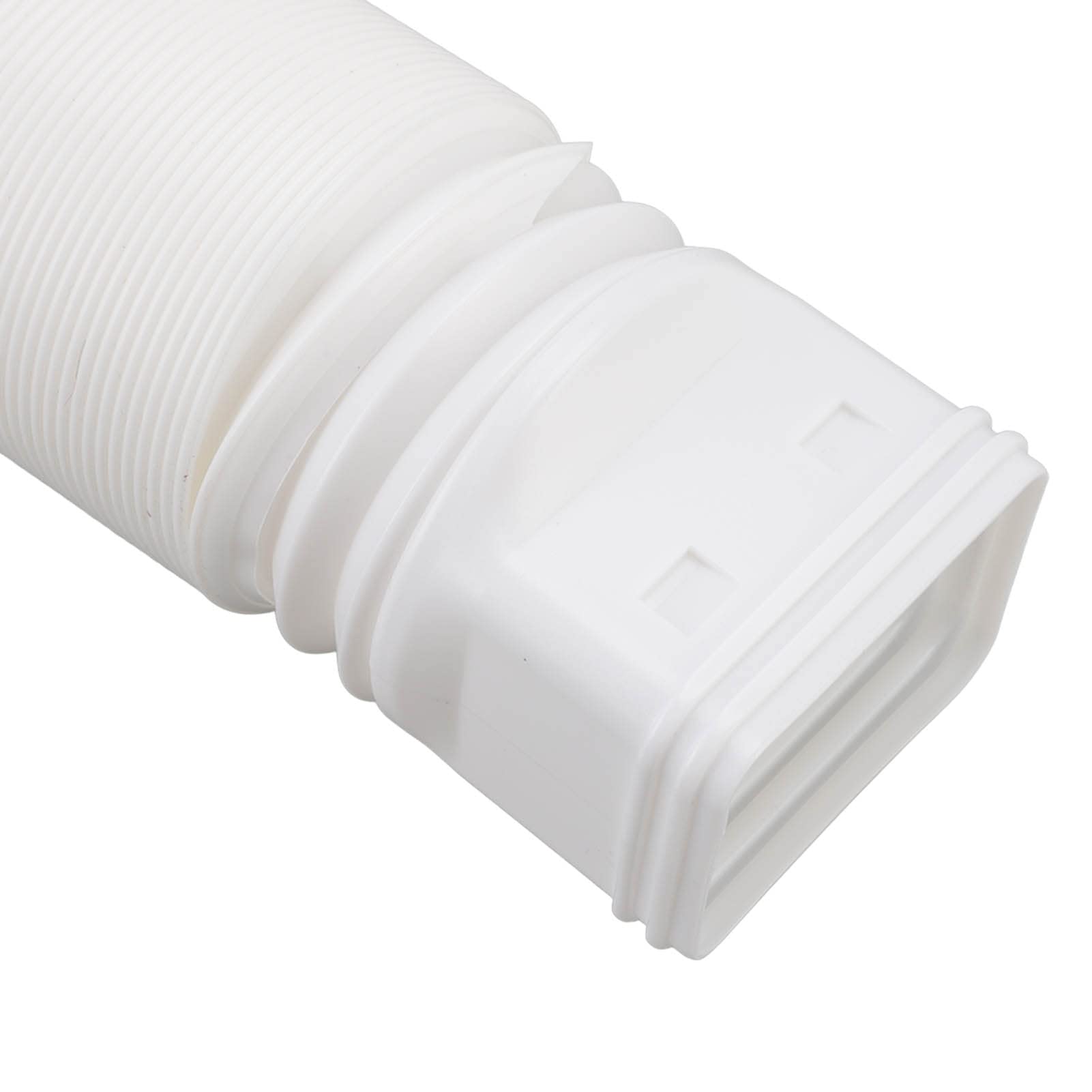Retractable Rain Gutter Drain Downspout Extender Roof Drain Hose Drain Extender Drain Pipe Extension Connector Drain Connection Telescoping Extension Hose Accessories for Home Improvement(White)
