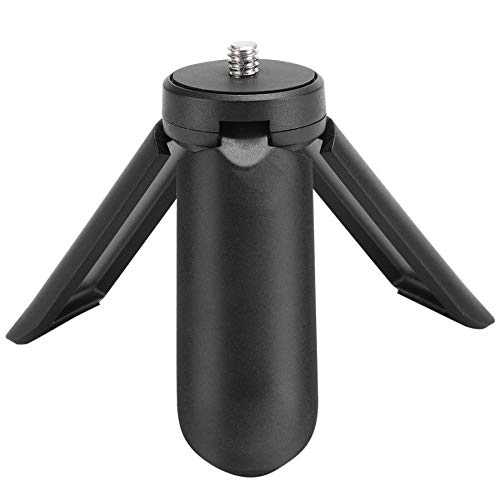 XIAOMINDIAN 1pcs Tripod Mini Non-Slip Desktop Tripod w/ 1/4 inch Screw Universal for Smartphone Action Camera Holder monopod Camera Mount (Color : Sliver)