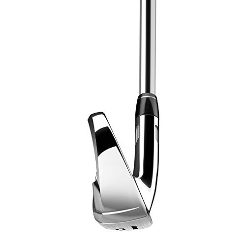 TaylorMade SIM MAX Irons, Steel Shaft, KBS Max 85, 5-PW, AW, Right Hand, Stiff Flex , Titanium, Black, Blue