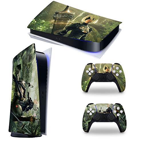 Sexy Girl PS5 Standard Edition Console and Controller 5 Controller Skin Set - PlayStation 5 Vinyl
