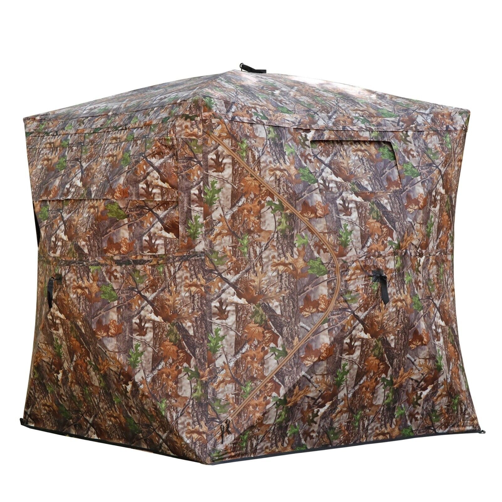 Portable Pop-up Hunting Blind, 270º See-Thru Windows (5-hub)
