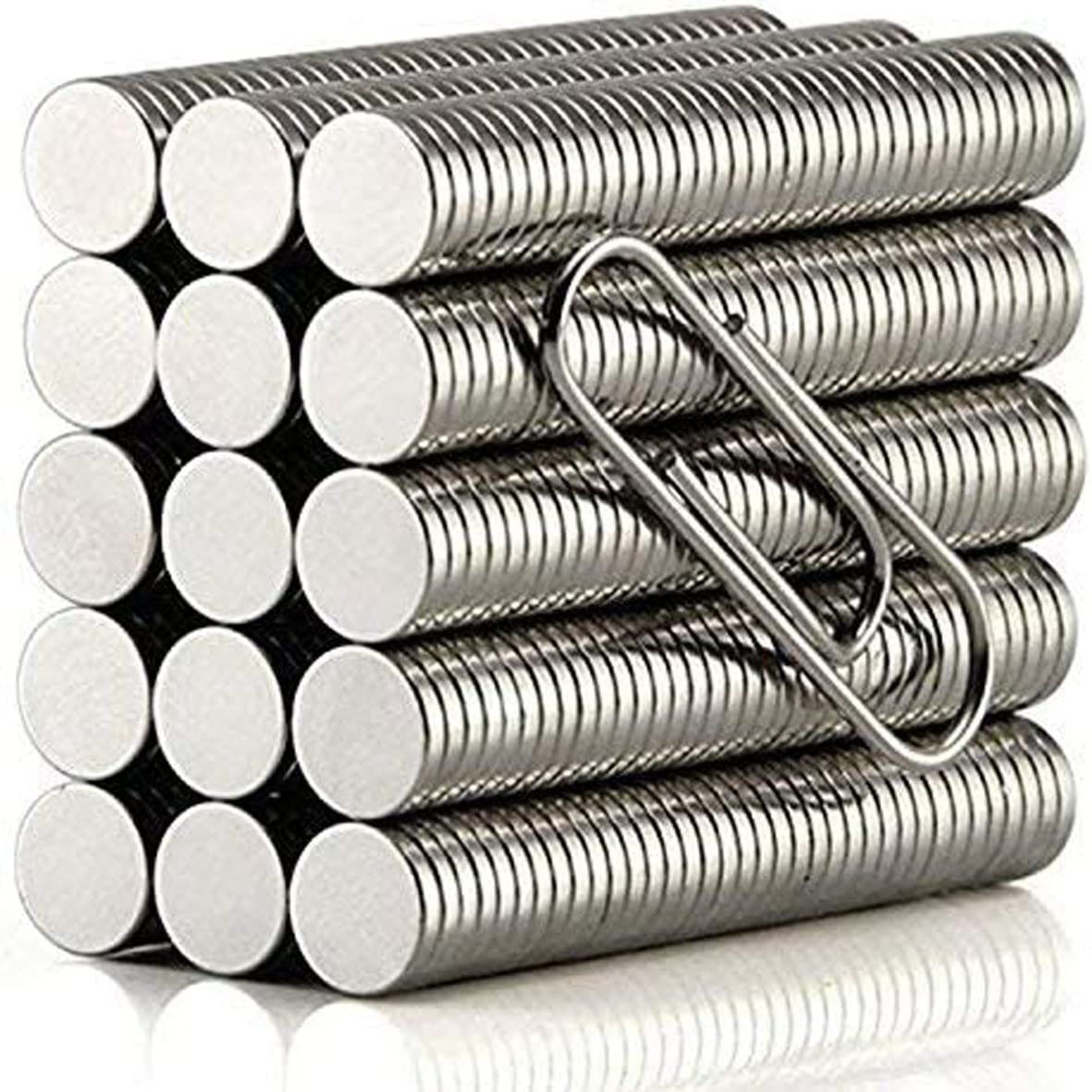 ZHYF 80PCS 8x1mm Round Magnet for Refrigerator Magnets, Offices, Artwork, Craft Whiteboards, Maps, Multi-functional Durable Small magnets