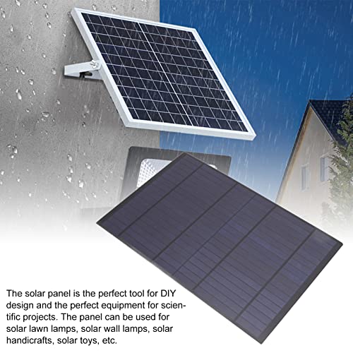 Portable Solar Panel DIY Solar Electric Panel - Mini Solar Panel Polysilicon Encapsulated for Solar Lawn Lamps - 18V 10W