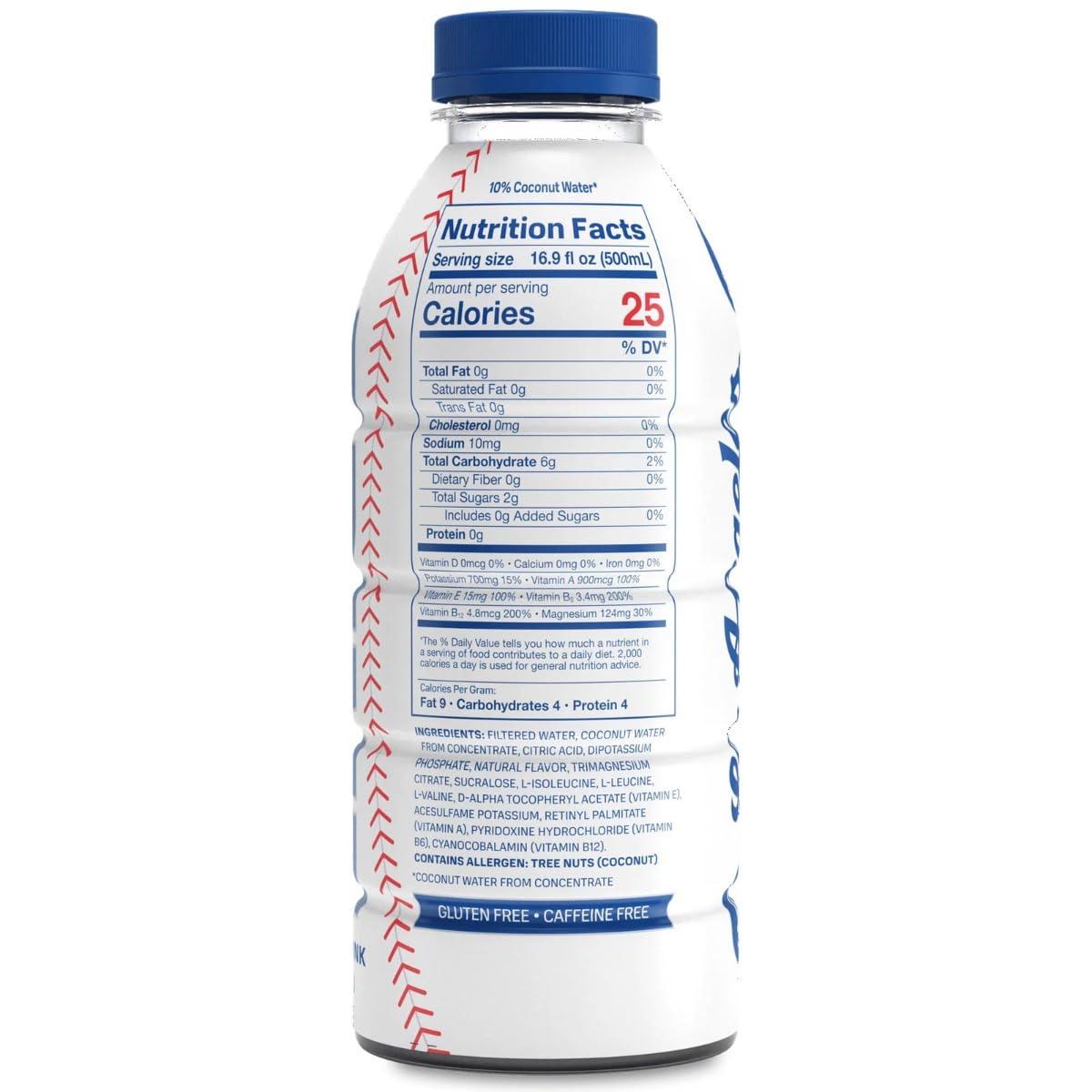 Prime Hydration Sports Drink by Logan Paul & KSI - Coconut Flavored - 500ml Bottle