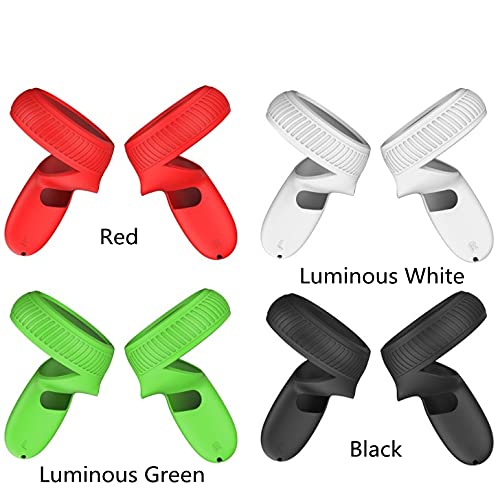 Touch Controller Grip Cover for Quest 2 Anti-Throw Handle Protective Sleeve (Luminous Green)