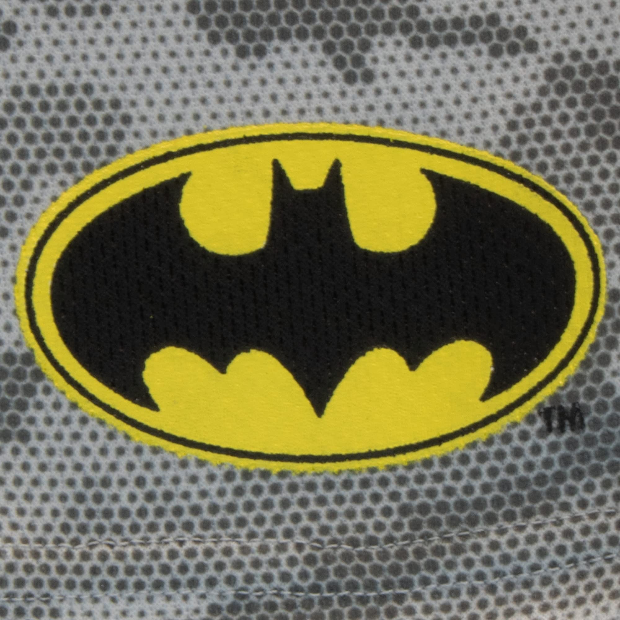Warner Bros. Batman, The Flash, Justice League Boys Superhero Short Sleeve T-Shirt, Tank Top and Mesh Shorts Set (Batman Black/Yellow 2, 8)