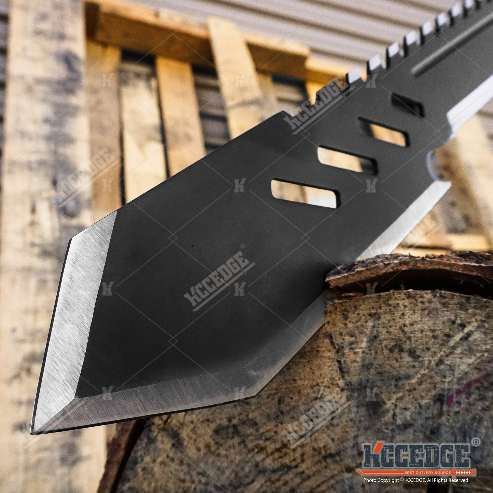 Tactical Knife Survival Knife Hunting Knife 25.5" or 20" Fixed Blade Knife Razor Sharp Edge Camping Accessories Camping Gear Survival Kit Survival Gear Tactical Gear 51107 (25.5" Model)