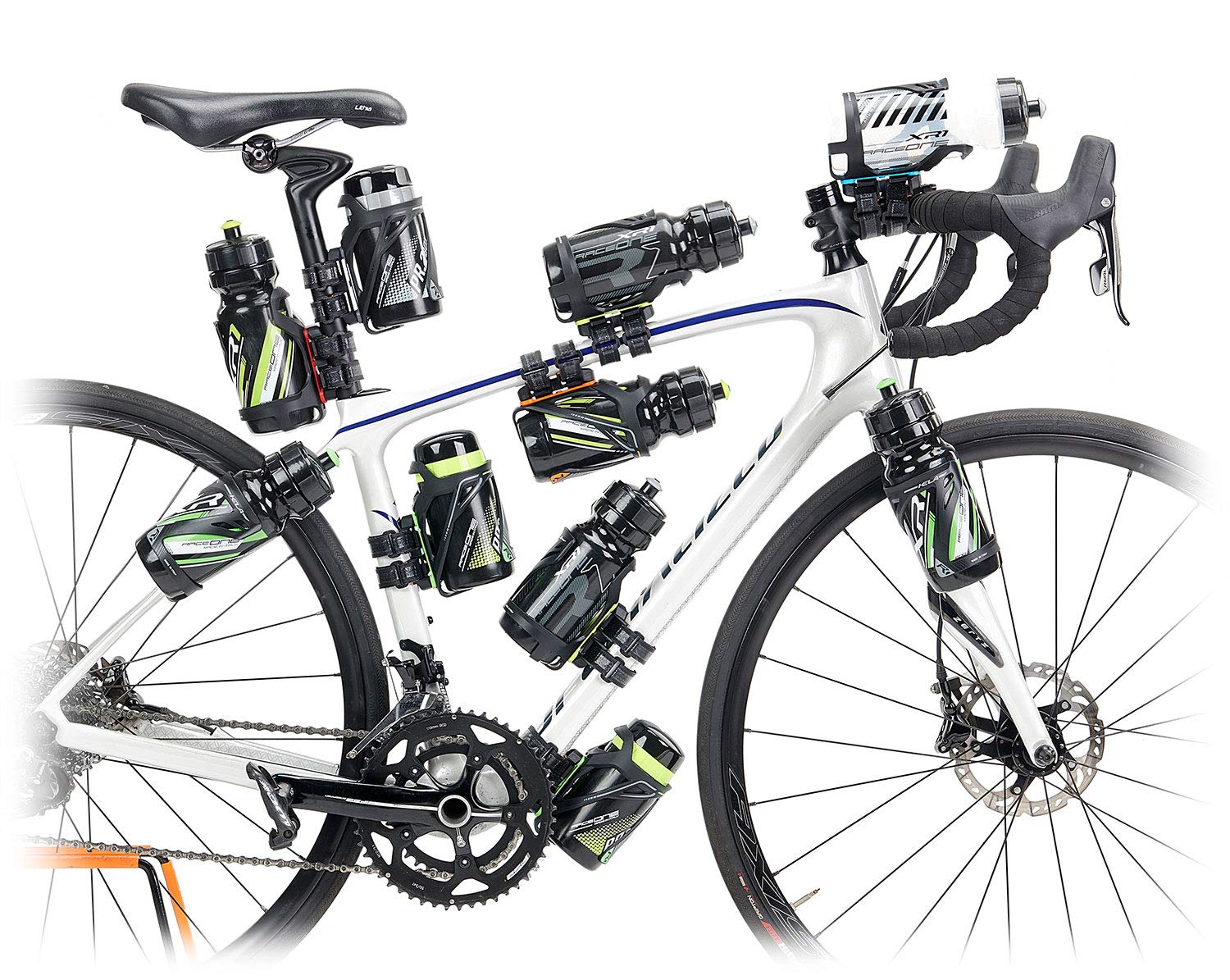 RaceOne Unisex_Adult Bicycle Accessories and adapters, Black, XL
