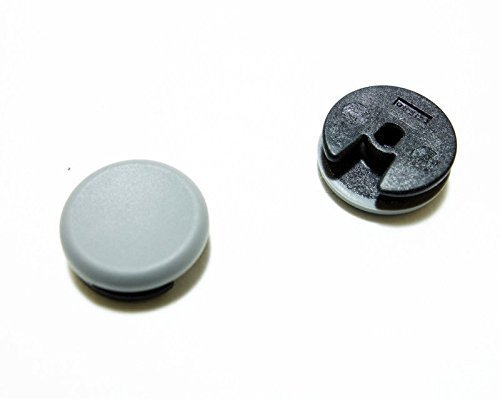 Replacement 3D Analog Joystick Thumb Button Stick Cap Cover Grips for Nintendo 3DS LL / 3DS XL(Dark Grey)