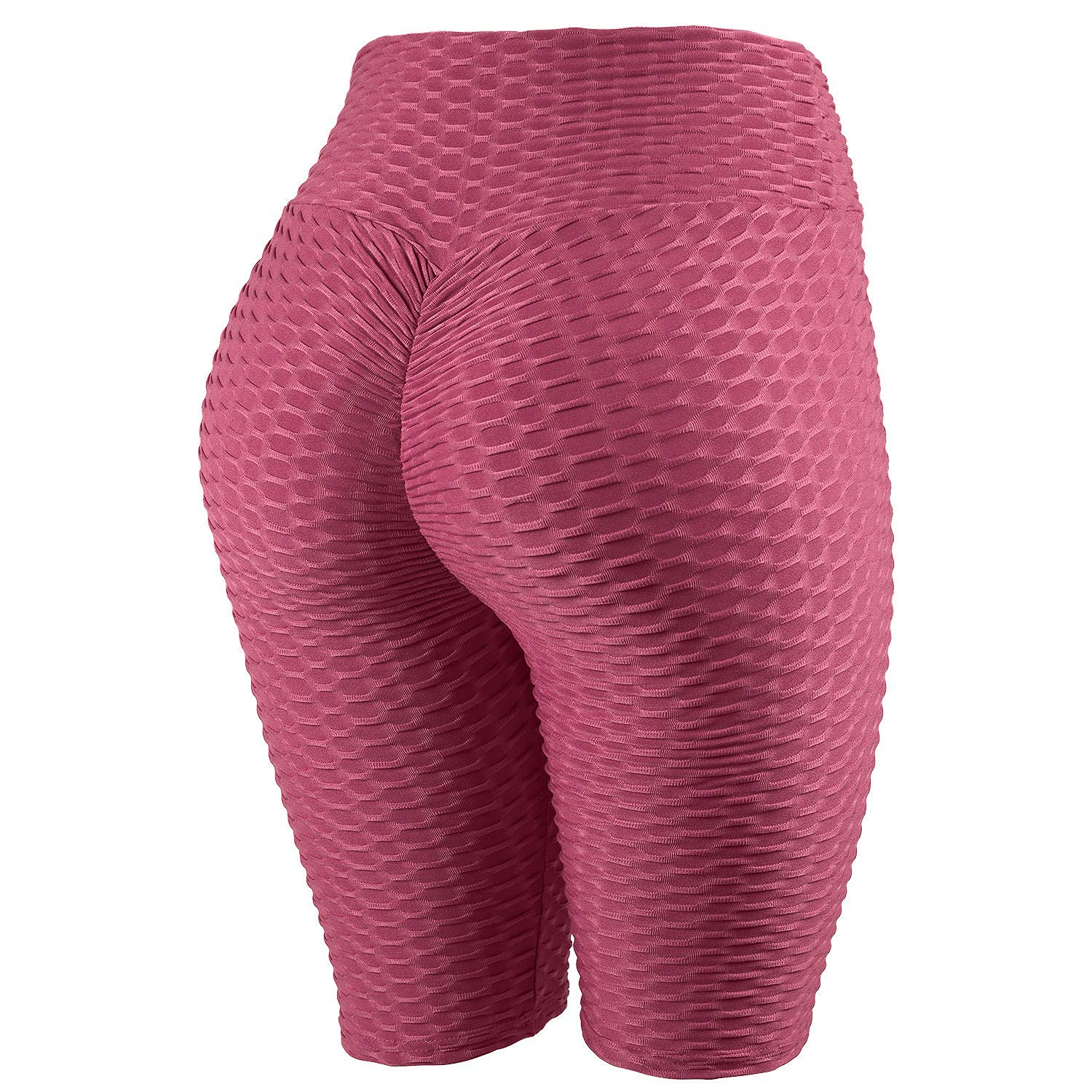 Vinsmoki Yoga Pants High Waisted Butt Lifting Anti Cellulite Leggings for Women Workout Tummy Control Sport Tights Bean Paste L