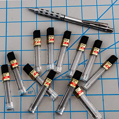 Pentel Refill Super Hi-Polymer Lead, 0.5mm, Fine, 2B, 144 Pieces of Lead (C505BP2B-K6)