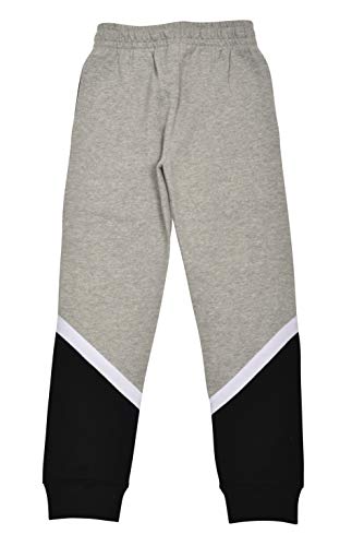Spalding Boys Classic Ultra Fleece Slim Fit Jogger Tapered Pocket Sweatpants, Grey Charcoal (9293a), 12-Oct