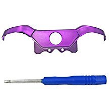 Replacement LB RB Bumper Trigger for Xbox One Elite Controller and New Style Xbox One with 3.5mm Jack Versions - Chrome Purple