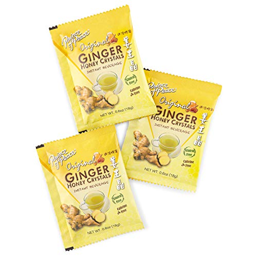 Prince of Peace Instant Lemon Ginger Honey Crystals, 2 Pack of 30 Sachets – Instant Hot or Cold Beverage – Easy to Brew Ginger and Honey Crystals