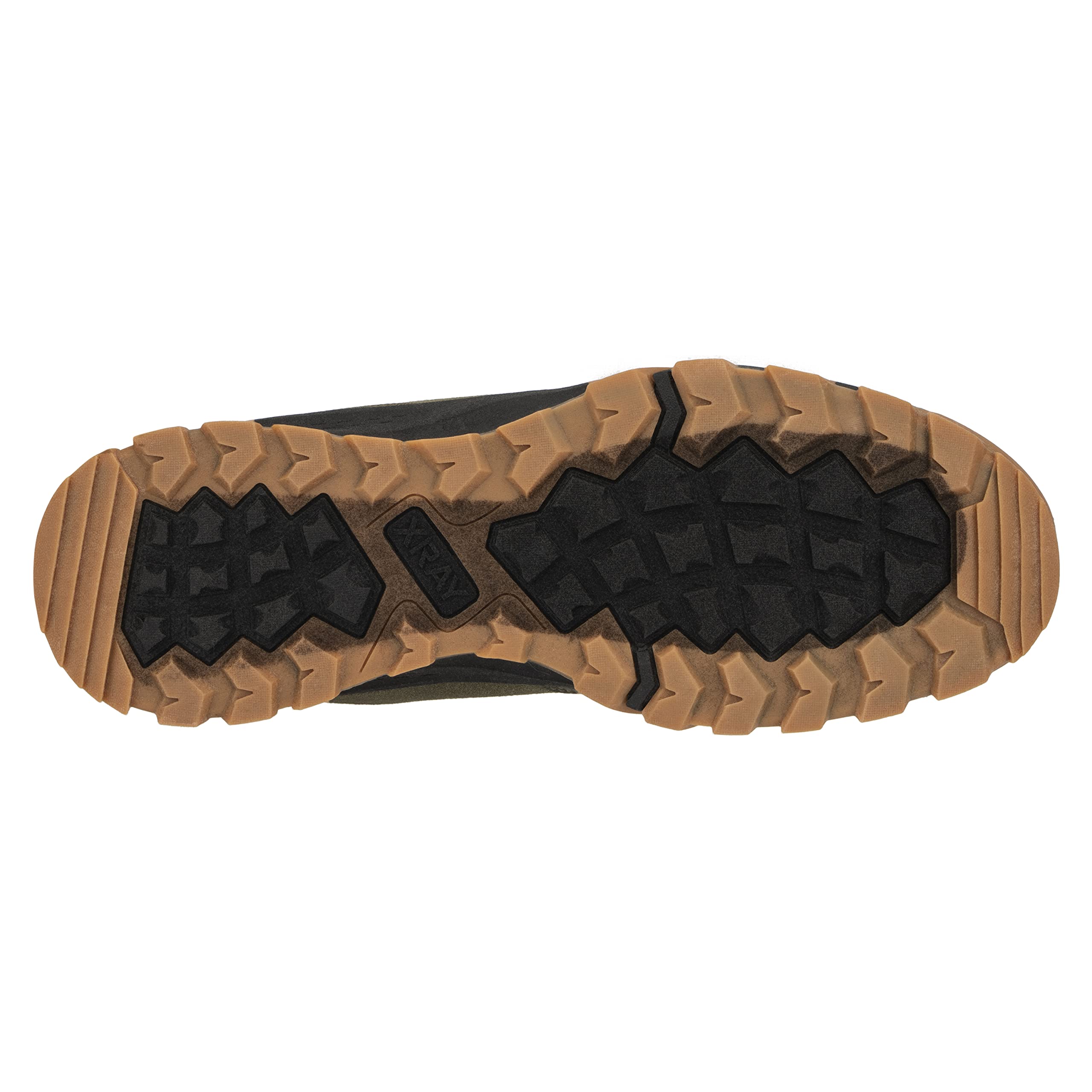 Xray Footwear Men's Notch Boot, Flexible mesh, Metal Hook Grommets at The lace-up, Round Toe, Thermoplastic Outsole; Size 10.5 Olive