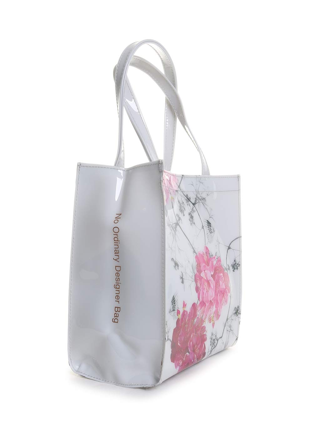 Ted Baker London Iviecon PVC Babylon Floral Tote Handbag in Grey