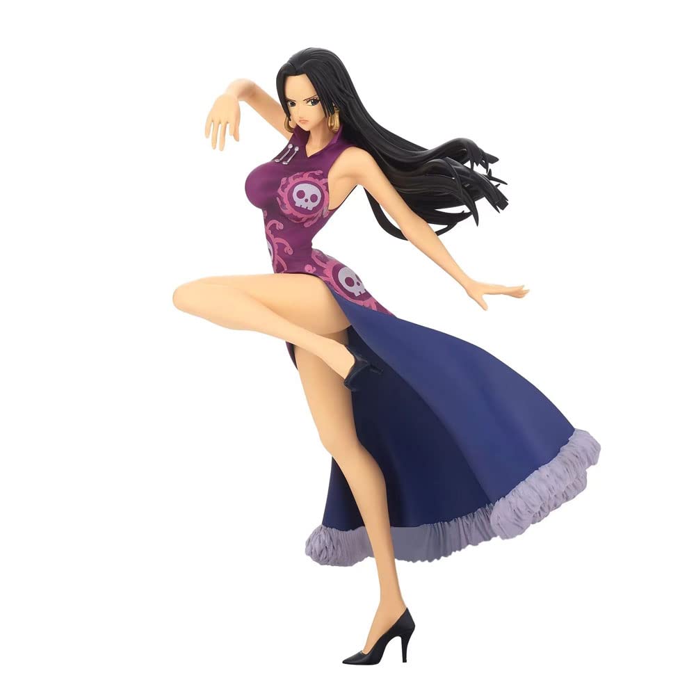 ZKTSRY Anime Action Figure ,One Piece Figure Statue Model Nine Snake Queen Snake Sitting Scene ,for Cake Topper Birthday Cake Decoration