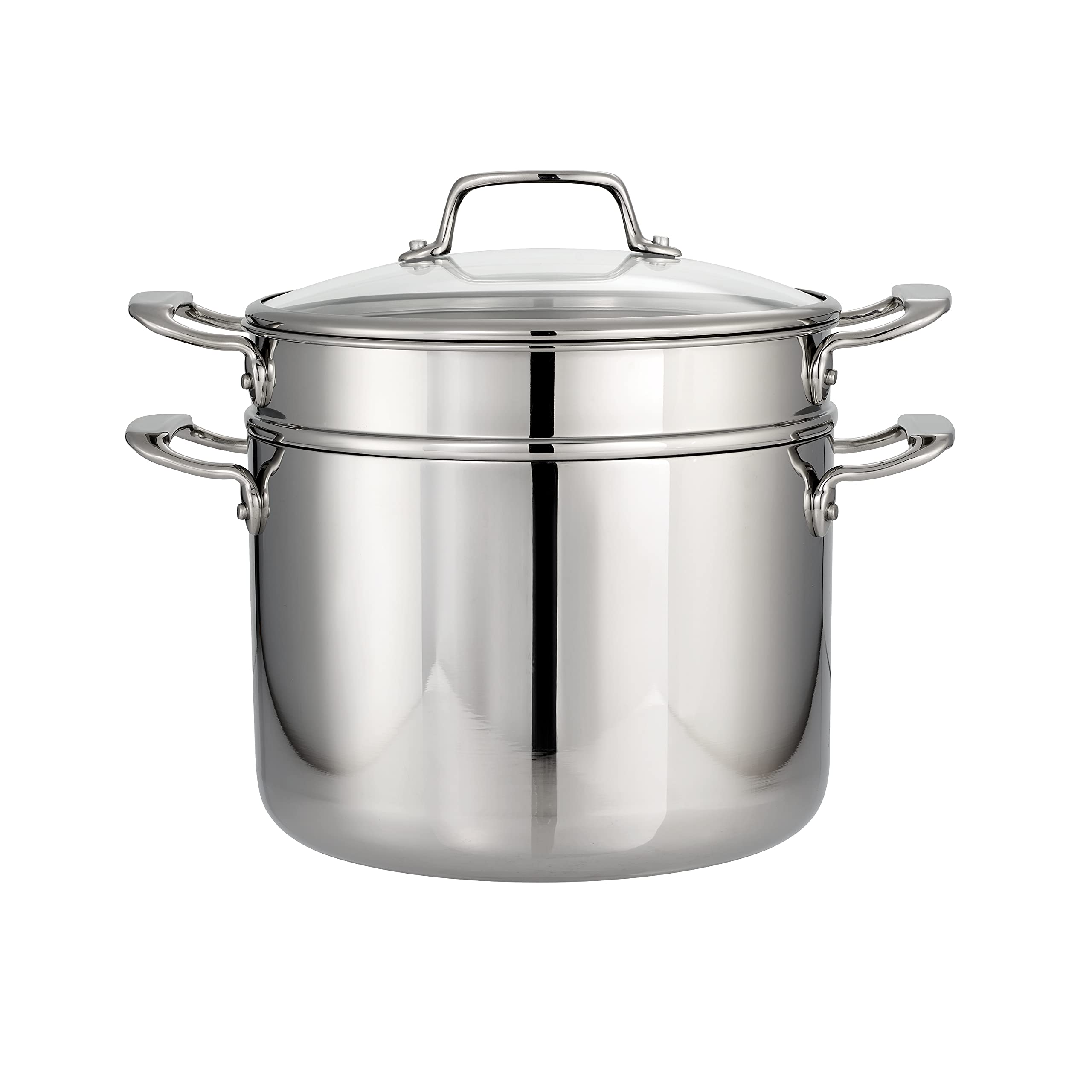 Tramontina Multi-Cooker Tri-Ply Clad 8 Qt 3-Piece, 80116/039DS