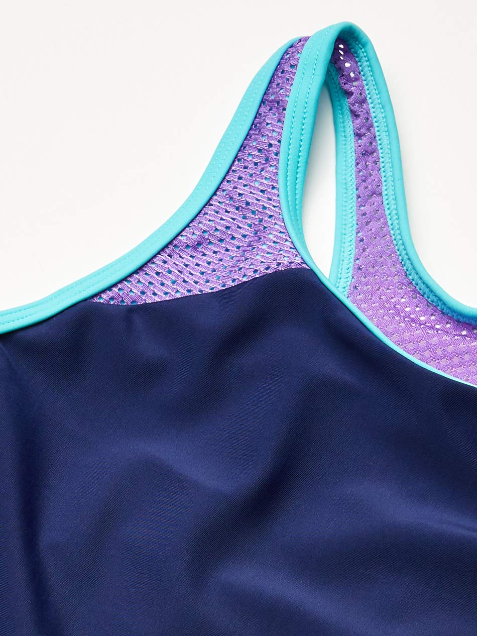 Speedo Girl's Swimsuit Two Piece Tankini Thick Strap