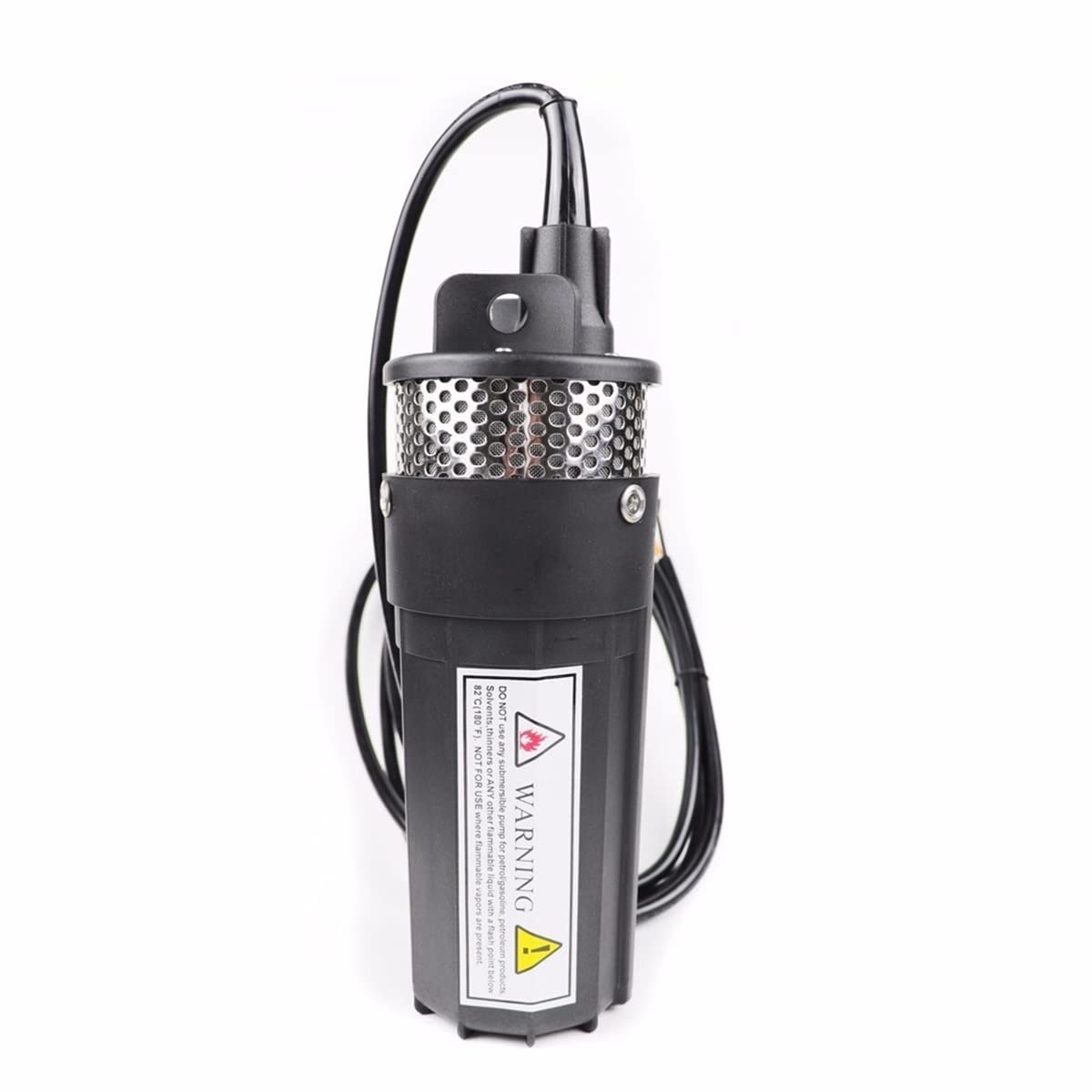 XuuSHA Hand Bilge Pump Small Submersible Outdoor Garden Bilge Cleaning 12 24 V Bilge Pump Automatic (Voltage : Black 24V)