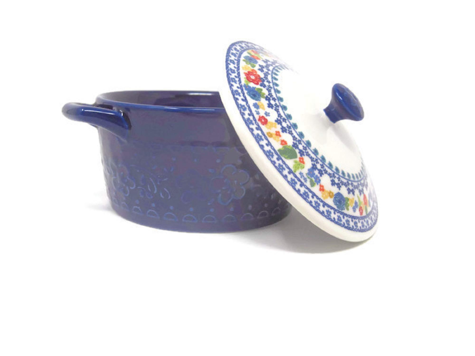 Pioneer Woman Mini Casserole with Lid (14.4 oz, Cobalt)