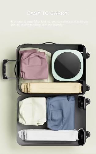 Portable Washing Machine, Mini Washer 9L High Capacity with 3 Modes Deep Cleaning for Underwear, Baby Clothes, or Small Items, Foldable Washing Machine for Apartments, Camping, Travel (Green)