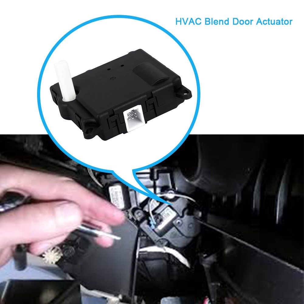 PUENGSI HVAC Blend Door Actuator Replaces 1L2Z19E616BA 604-213 Compatible with 2002-2011 Ford Expedition, 2002-2010 Ford Explorer, 2003-2005 Lincoln Aviator & Navigator, Rear Auxiliary AC Actuator