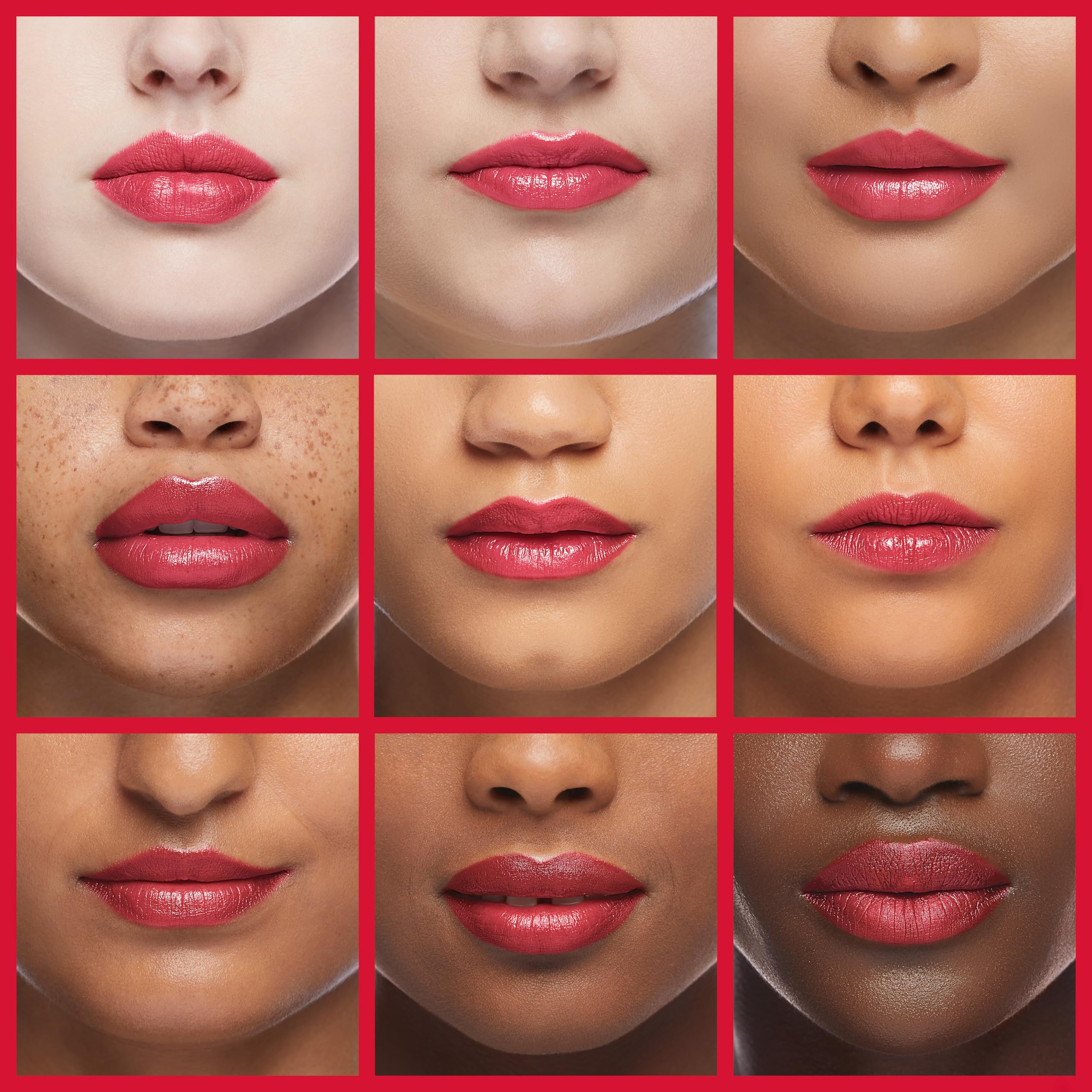 Revlon Lipstick, Super Lustrous Lipstick, Creamy Formula For Soft, Fuller-Looking Lips, Moisturized Feel in Reds & Corals, Revlon Red (730) 0.15 oz