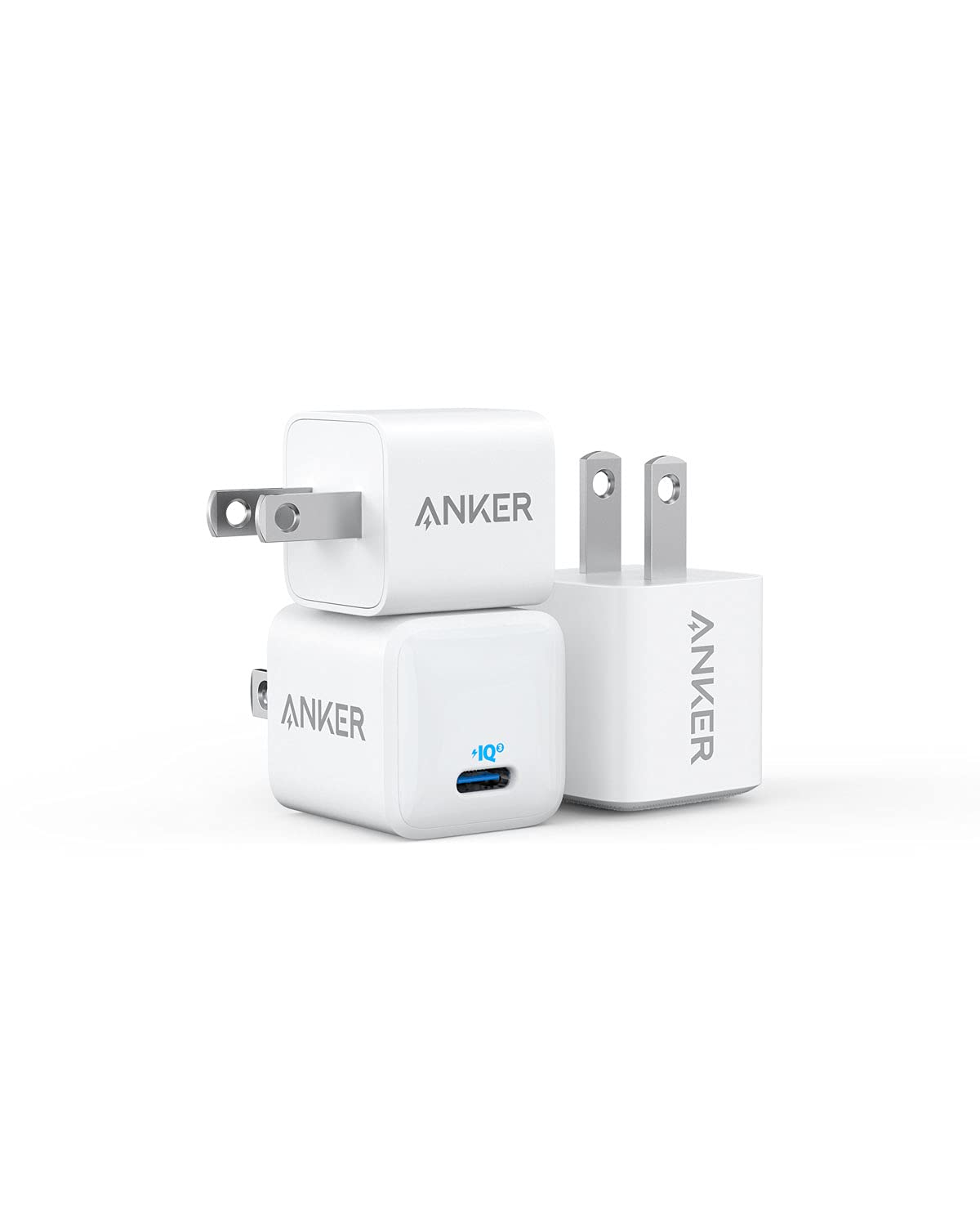 USB C Charger, Anker Nano Charger 20W PIQ 3.0 Durable Compact Fast Charger, PowerPort III Charger for iPhone 12/12 Mini/12 Pro/12 Pro Max/11, Galaxy, Pixel 4/3, iPad Pro (Cable Not Included)