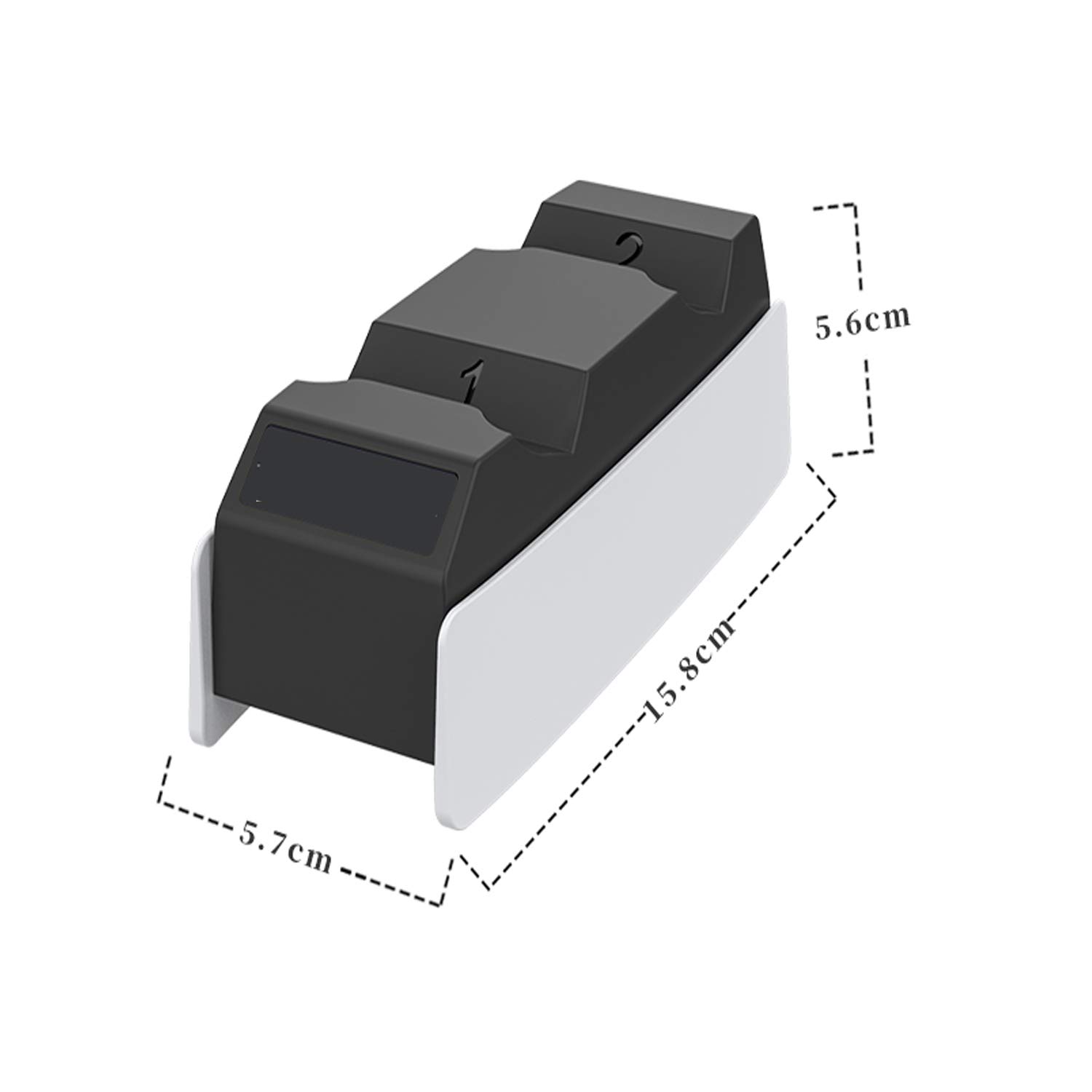 USB Charger Station for PS5 Controller, Charging Dock Compatible with Playstation 5 Dualsense.