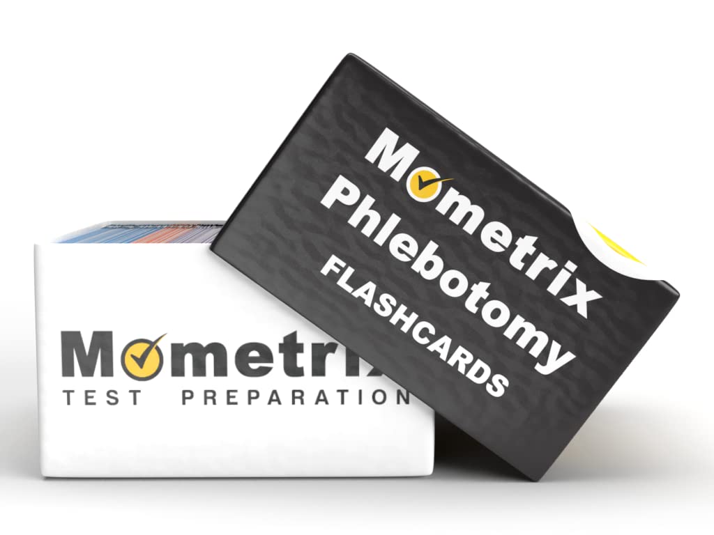 Phlebotomy Study Cards 2023-2024: Phlebotomy Exam Review and Training with Practice Test Questions [Full Color Cards]