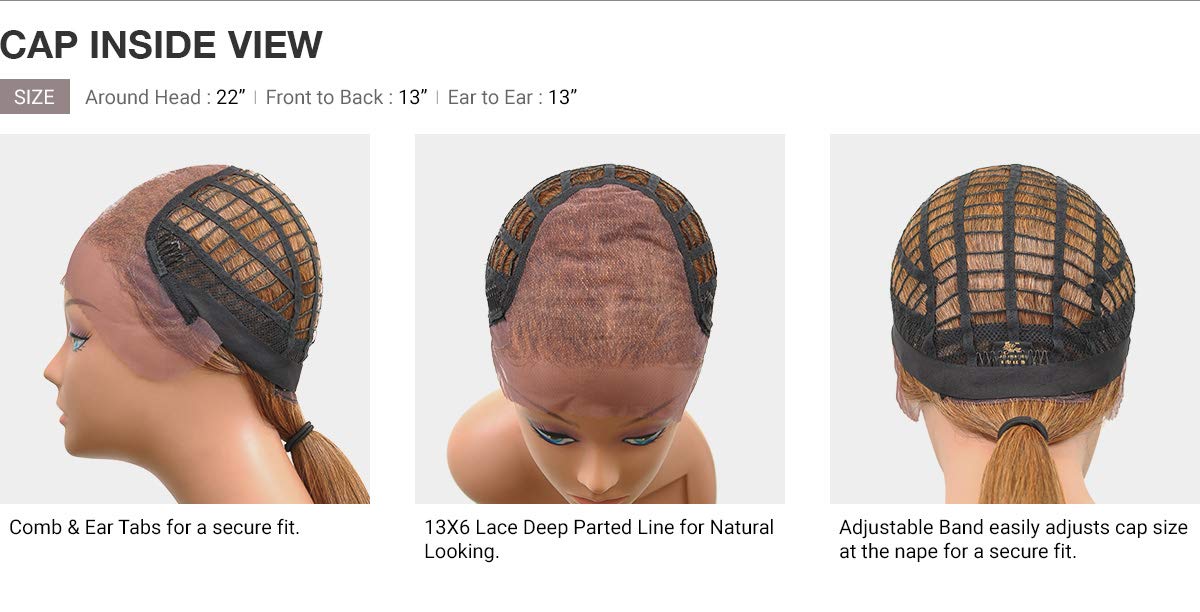 Sensationnel HD Lace Front Wig Cloud 9 What Lace Swiss Lace 13X6 Latisha (1B)
