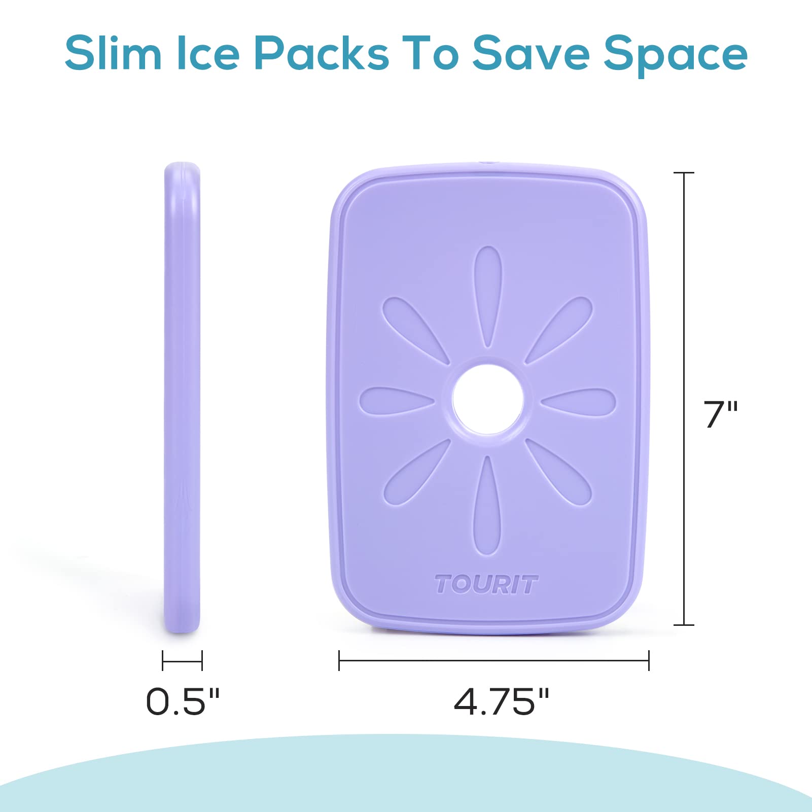 TOURIT Lunch Bag and 2 Ice Packs Bargain Perfect Combination