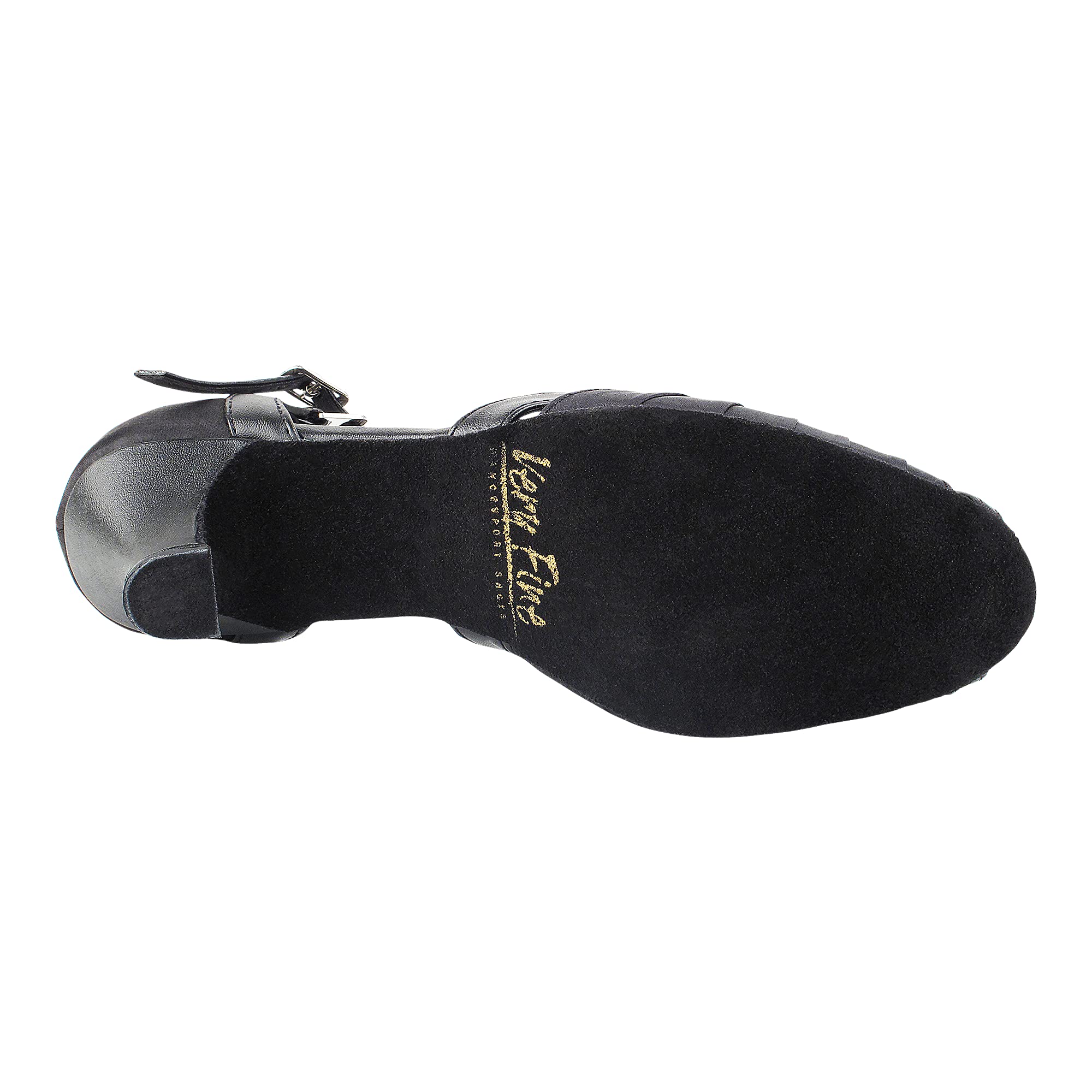 Very Fine Womens Dance Shoe Gabriella Bachata Swing Salsa Latin Ballroom Black Satin 2.5" Heel 8.5 US