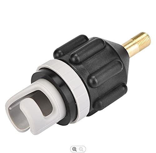 WHITEBARK Outdoors Inflatable Boat SUP Pump Adaptor with Standard Conventional Air Valve Attachment for Fast Inflation. SUP, Inflatable Raft, Inflatable Kayak