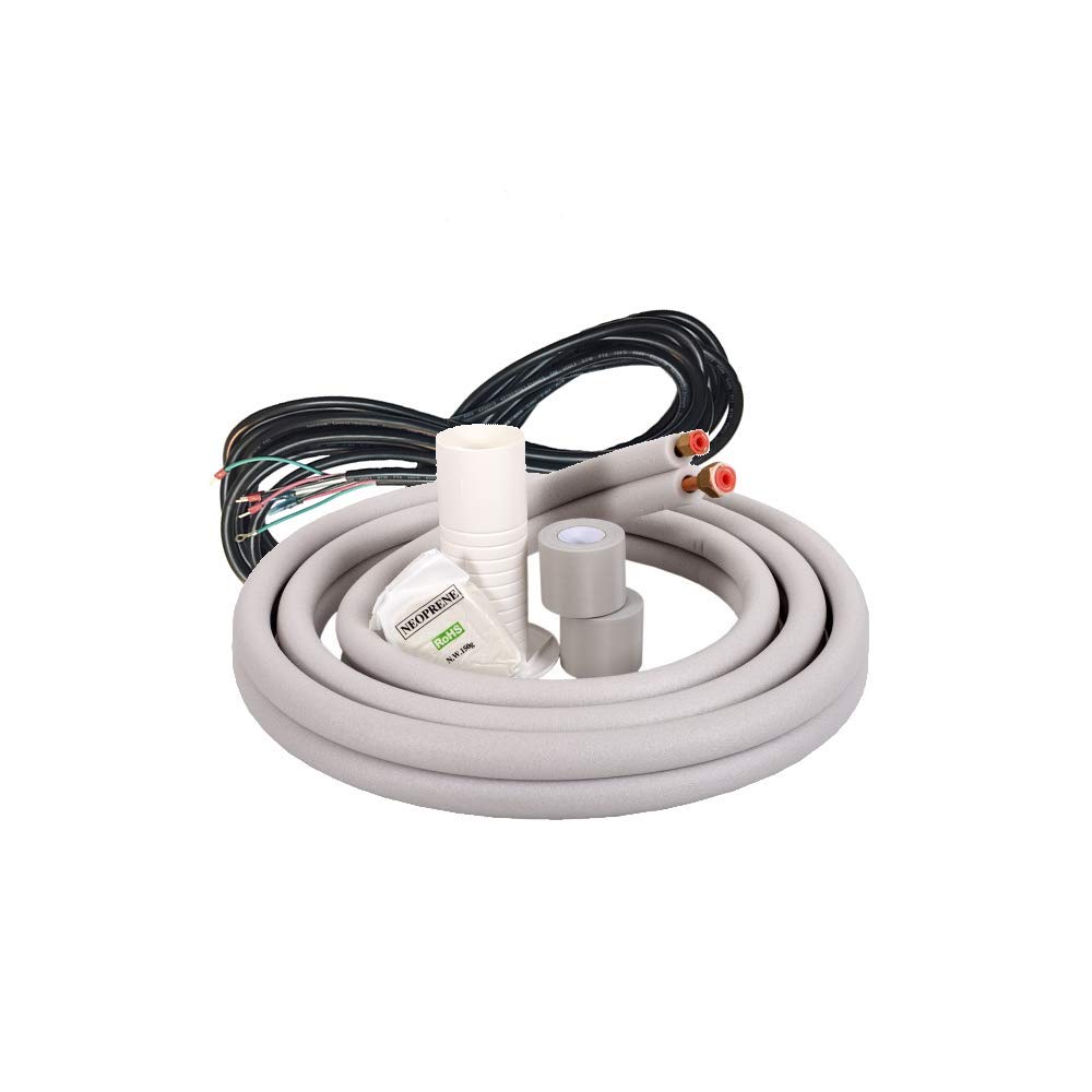 Senville 18,000 BTU Ducted Mini Split AC/Heating System, Concealed Duct, Built-in Water Pump, Wall Thermostat, 16 Ft. Installation Kit