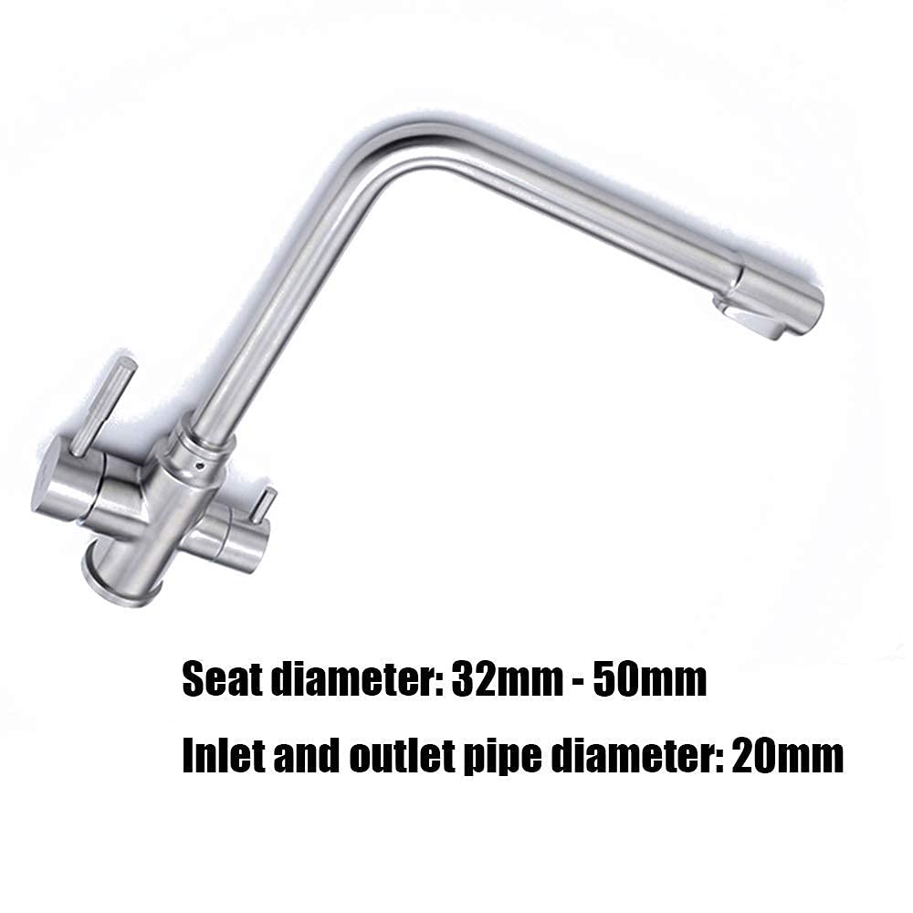 WHLMYH Sink Tap,Kitchen Bathroom Sink Tap,Warm Home Purified Water Kitchen Multifunctional Double Double Tap Water Purifier Drinking Water