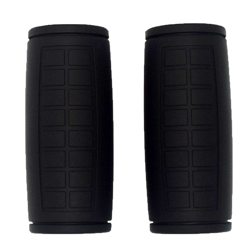 yuhqc Weight Bar Grips Fit Standard Barbell, Dumbell Handles, Thick Bar Training Adapter for Weightlifting & Cable Attachments Fitness Training Rope Grips for Body Arm Forearm Builder Strength(Black)