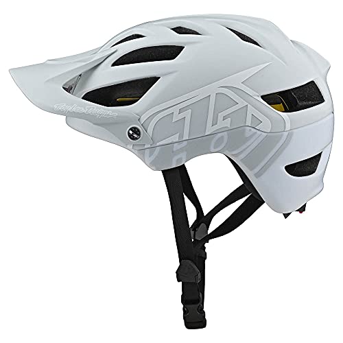 Troy Lee Designs A1 MIPS Helmet Classic Light Gray/White, Xs