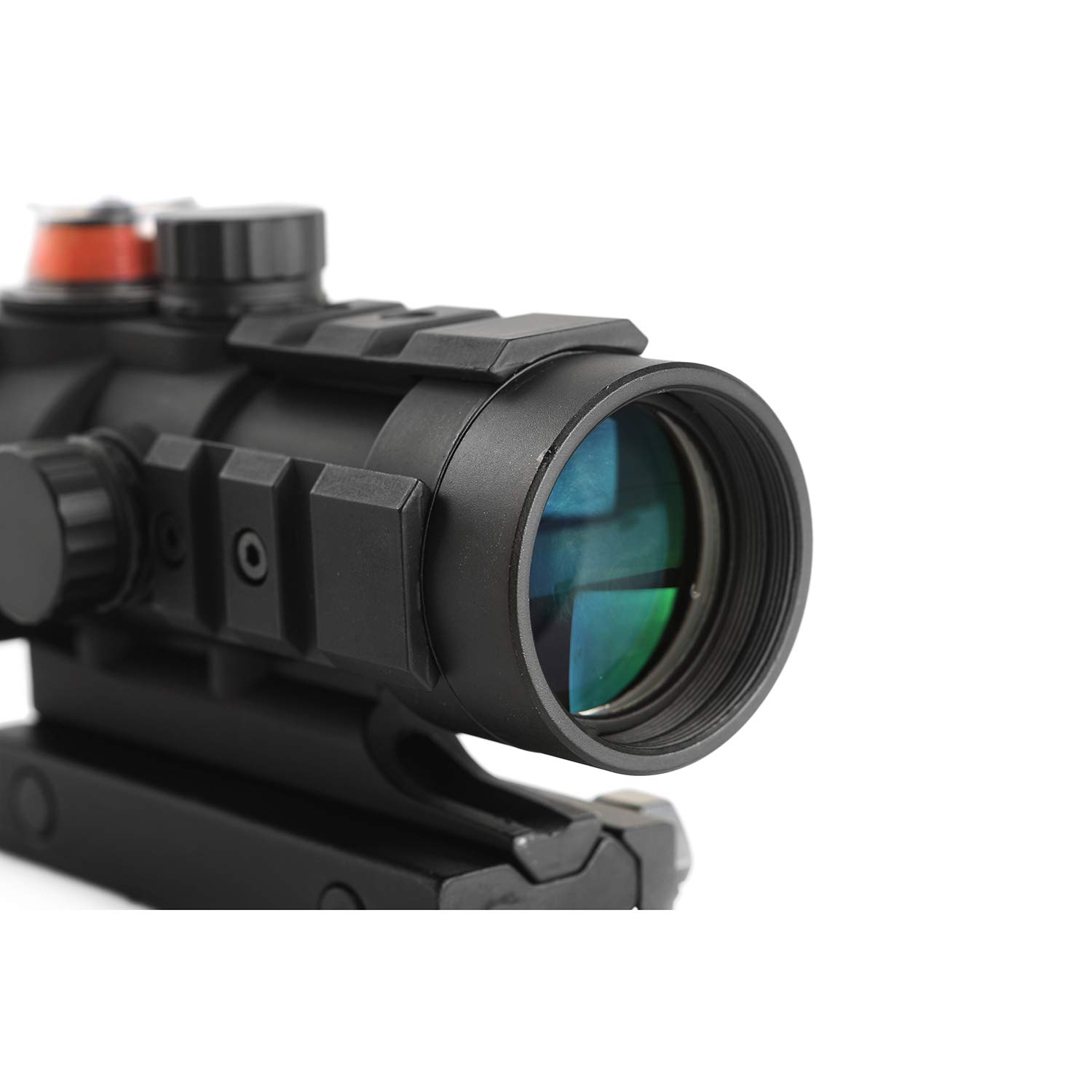 SPINA OPTICS Tactical Optical Sight 3x32 Gp01 Fiber Prism Red Illuminated Sight Riflescope for Hunting (Green)